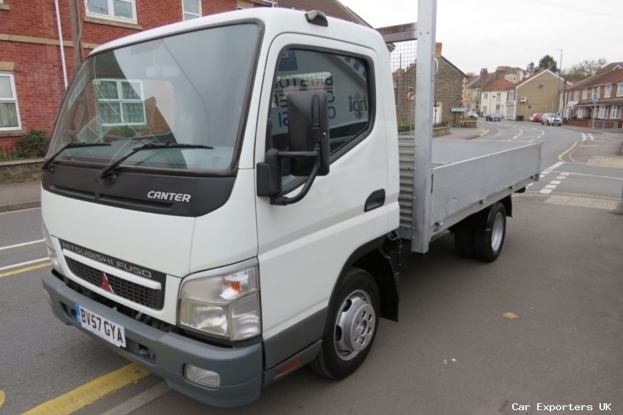 Used Mitsubishi Canter Fuso 3c15-30 MWB Drpside for Shipping and Exports – Vehicle Car Exporters UK